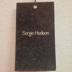 Sergio Hudson | Dresses | Nwt Sergio Hudson Metallic Boucl Midi Dress ...